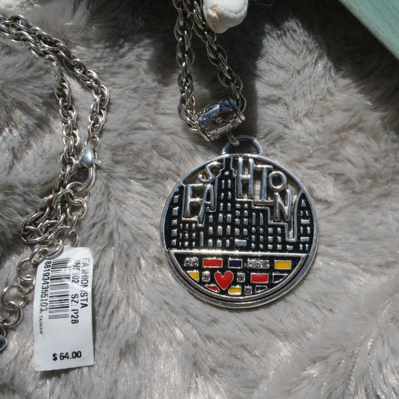 Brighton | Jewelry | Brighton Fashionista City Long Necklace Charms ...